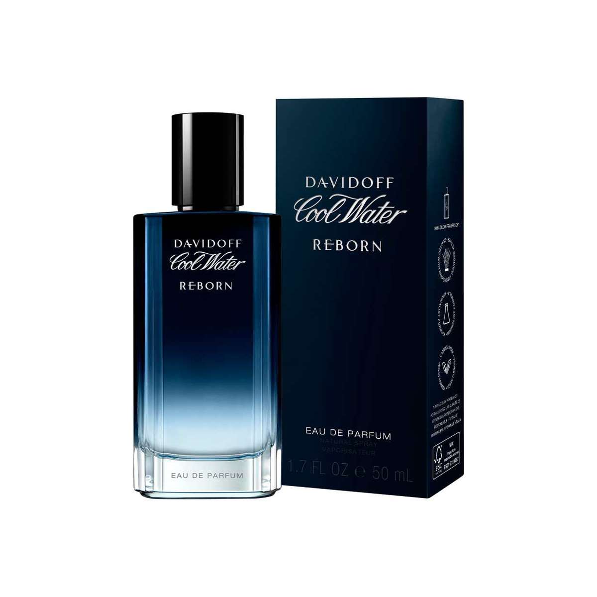 Buy Davidoff Cool Water Reborn Eau de Parfum for Men - 50 ml Online at ...