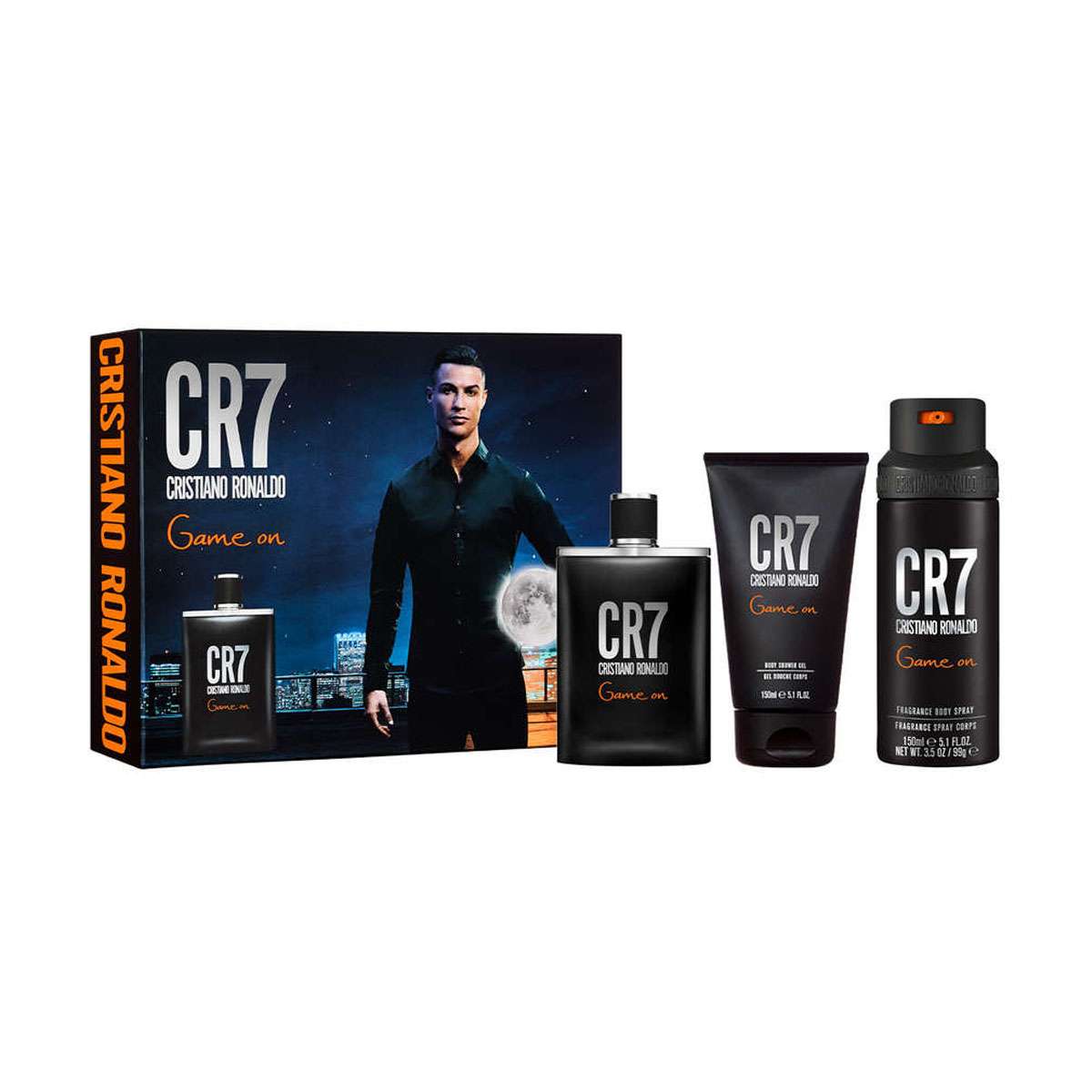 Buy Cristiano Ronaldo CR7 Game On Gift Set - Pack of 3, Eau de Toilette ...