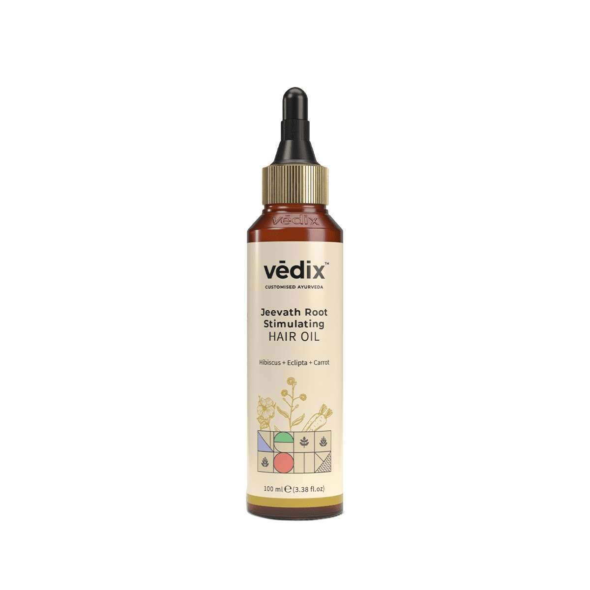 Buy Vedix Jeevath Root Stimulating Hair Oil With Hibiscus + Eclipta ...